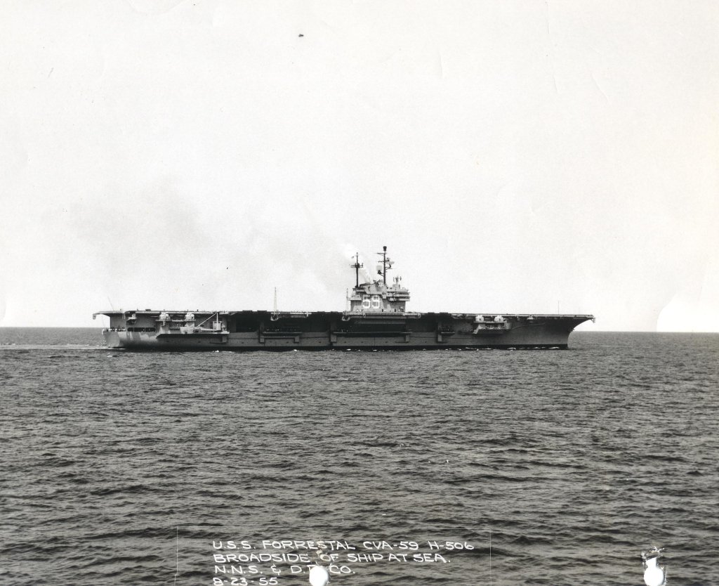 Aircraft Carrier Photo Index: USS FORRESTAL (CVA-59)