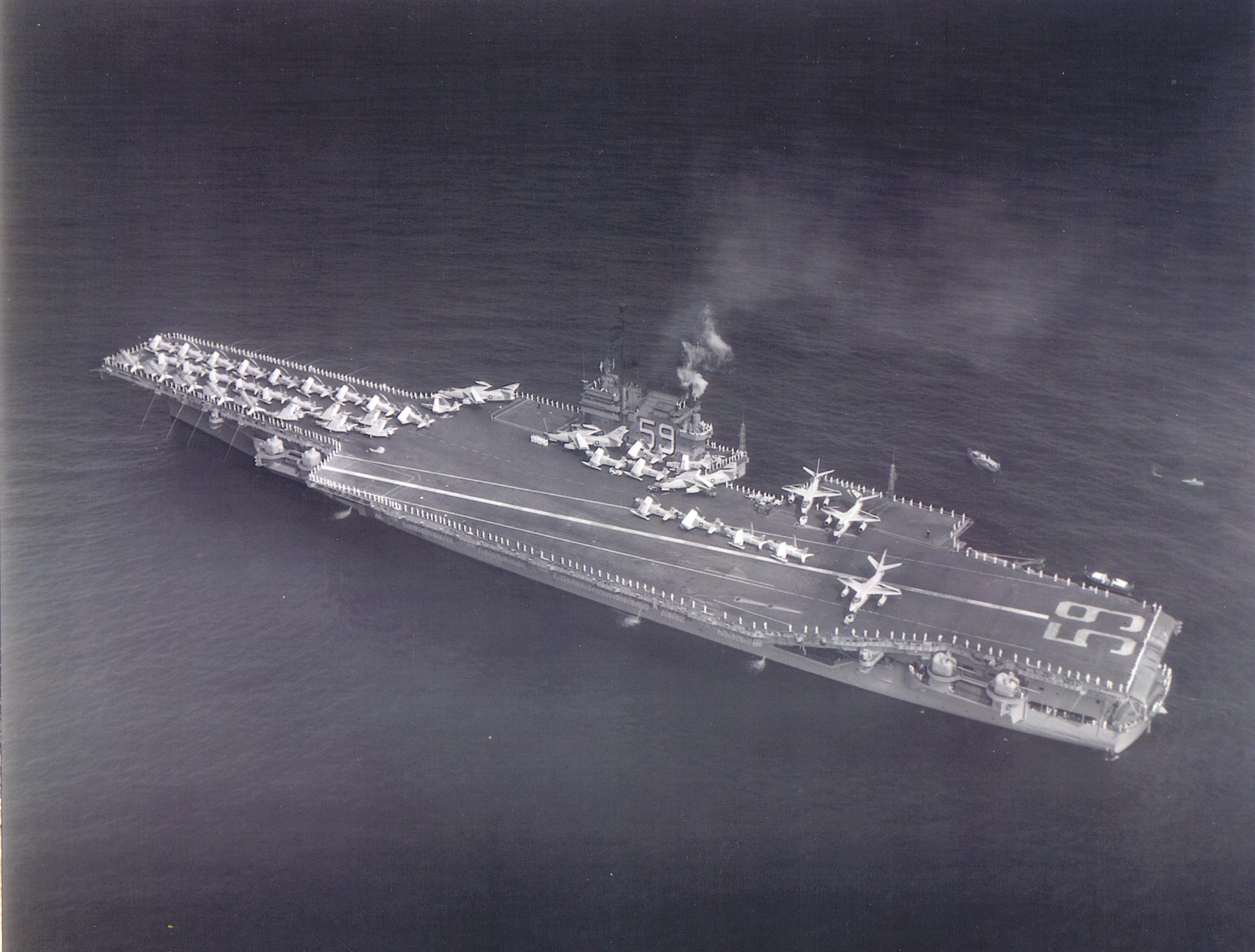 Aircraft Carrier Photo Index: USS FORRESTAL (CVA-59)