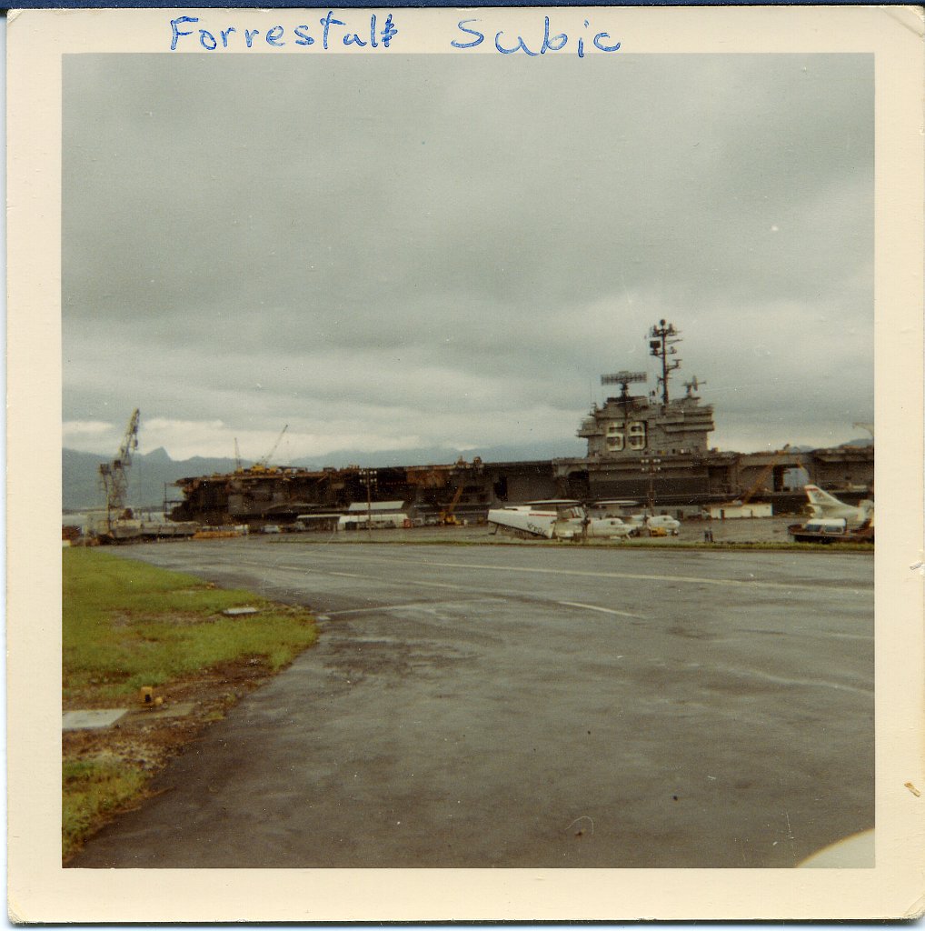 Aircraft Carrier Photo Index: USS FORRESTAL (CVA-59)