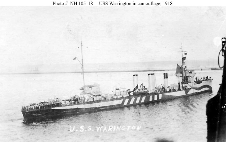 Destroyer Photo Index DD-30 USS WARRINGTON