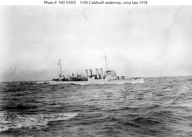 Destroyer Photo Index DD-69 USS CALDWELL