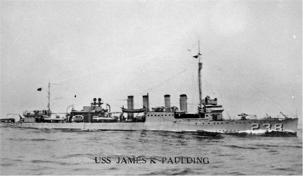 Destroyer Photo Index DD-238 USS JAMES K. PAULDING