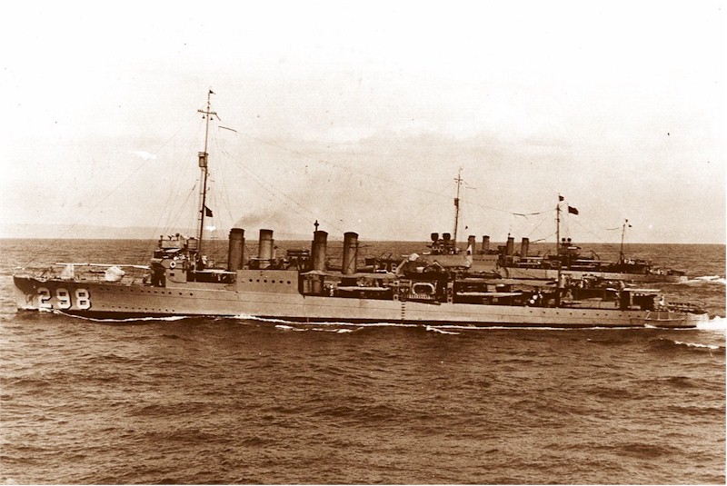 Destroyer Photo Index DD-298 USS PERCIVAL
