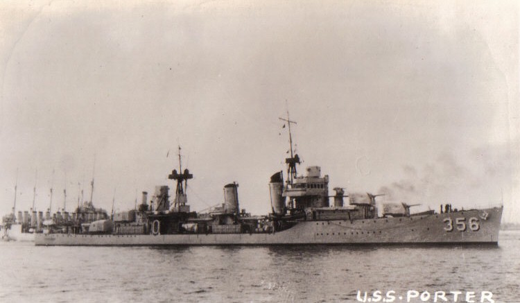 Destroyer Photo Index DD-356 USS PORTER