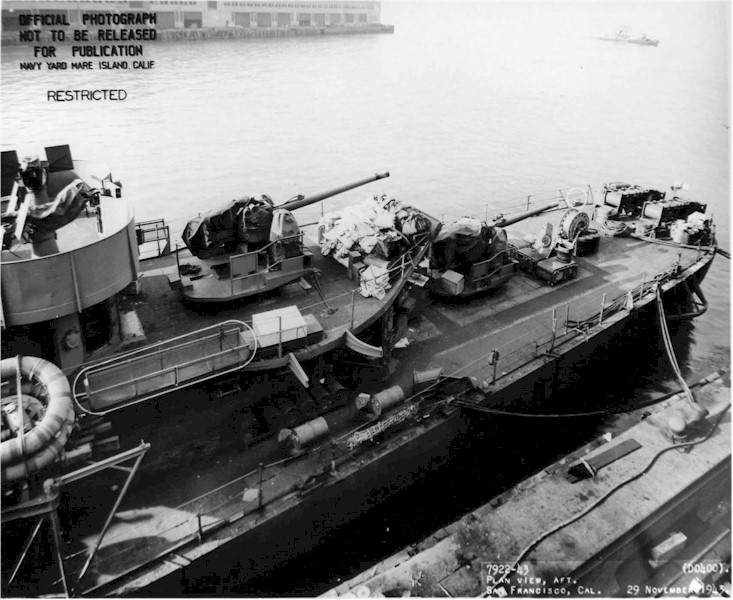 Destroyer Photo Index DD-400 USS McCALL