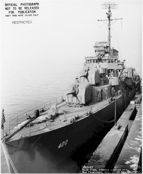 Destroyer Photo Index DD-400 USS McCALL