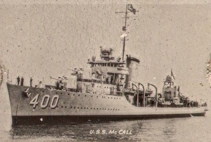 Destroyer Photo Index DD-400 USS McCALL