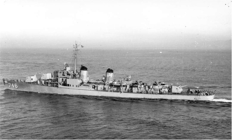 Destroyer Photo Index DD-746 USS TAUSSIG