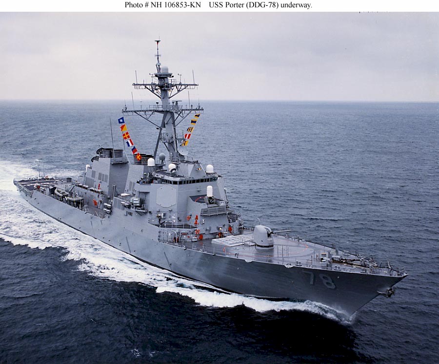 Destroyer Photo Index DDG-78 USS PORTER