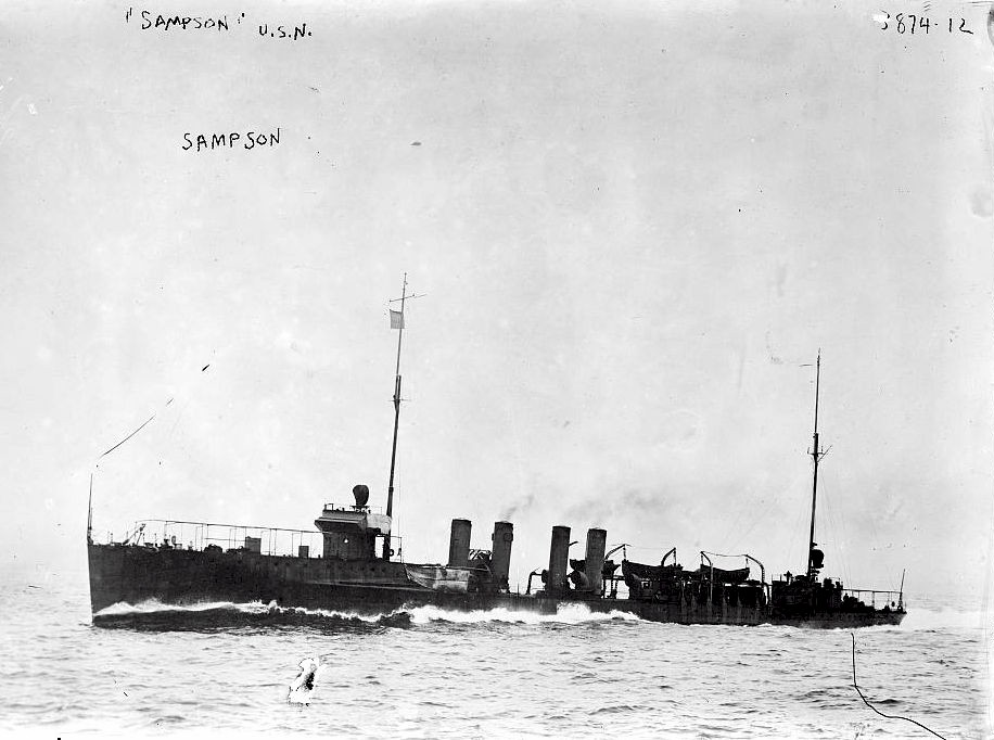 Destroyer Photo Index DD-63 USS SAMPSON