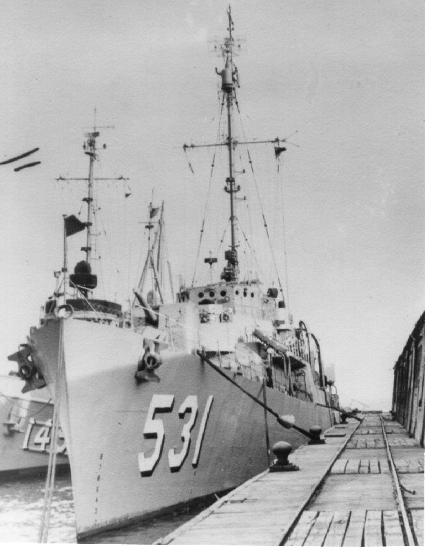 Destroyer Escort Photo Index DE- 531 USS EDWARD H. ALLEN