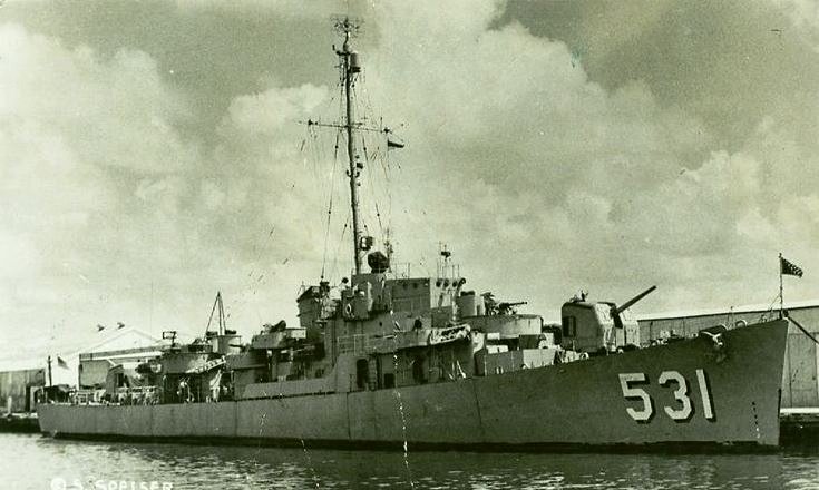 Destroyer Escort Photo Index DE- 531 USS EDWARD H. ALLEN