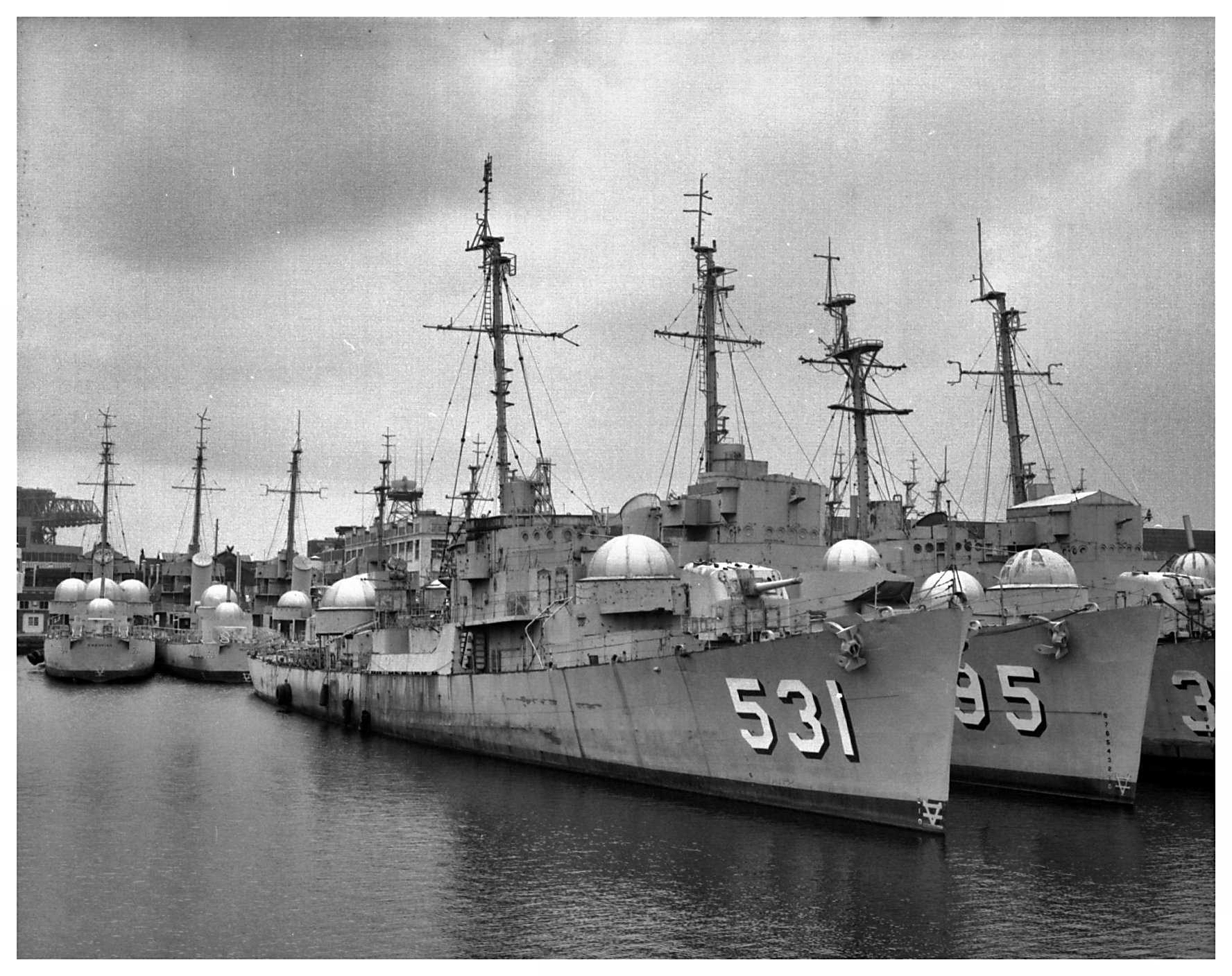 Destroyer Escort Photo Index DE- 531 USS EDWARD H. ALLEN