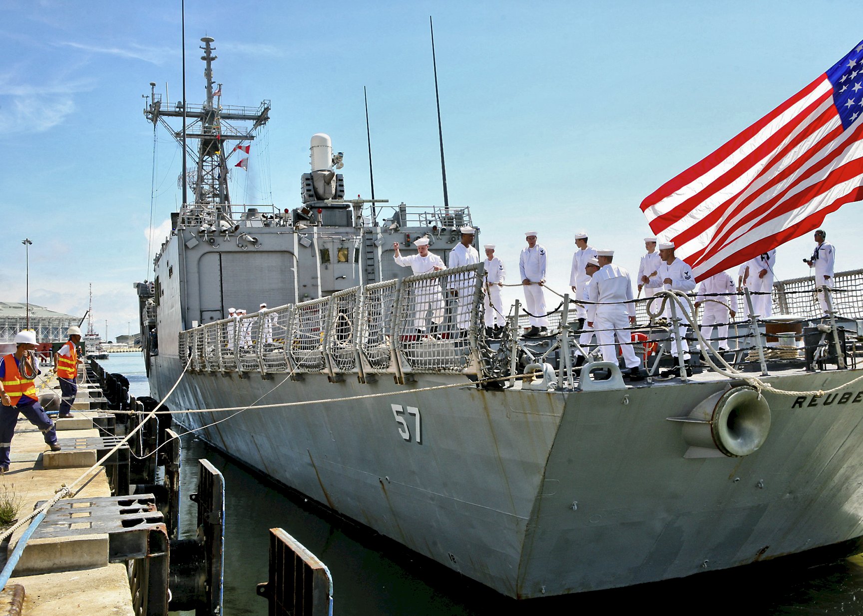 Frigate Photo Index FFG-57 USS REUBEN JAMES